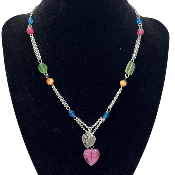 Brighton | Jewelry | Brighton Deco Bright Necklace Pink Multicolor 799 ...
